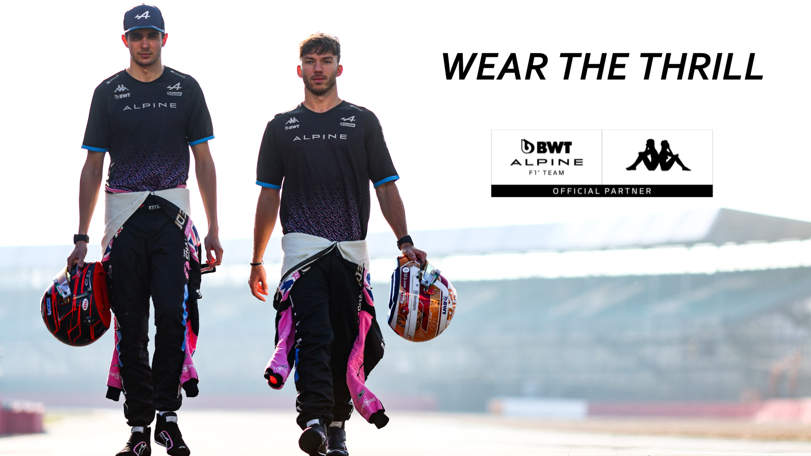 KAPPA® DEVOILE LA NOUVELLE COLLECTION BWT ALPINE F1 TEAM POUR LA SAISO