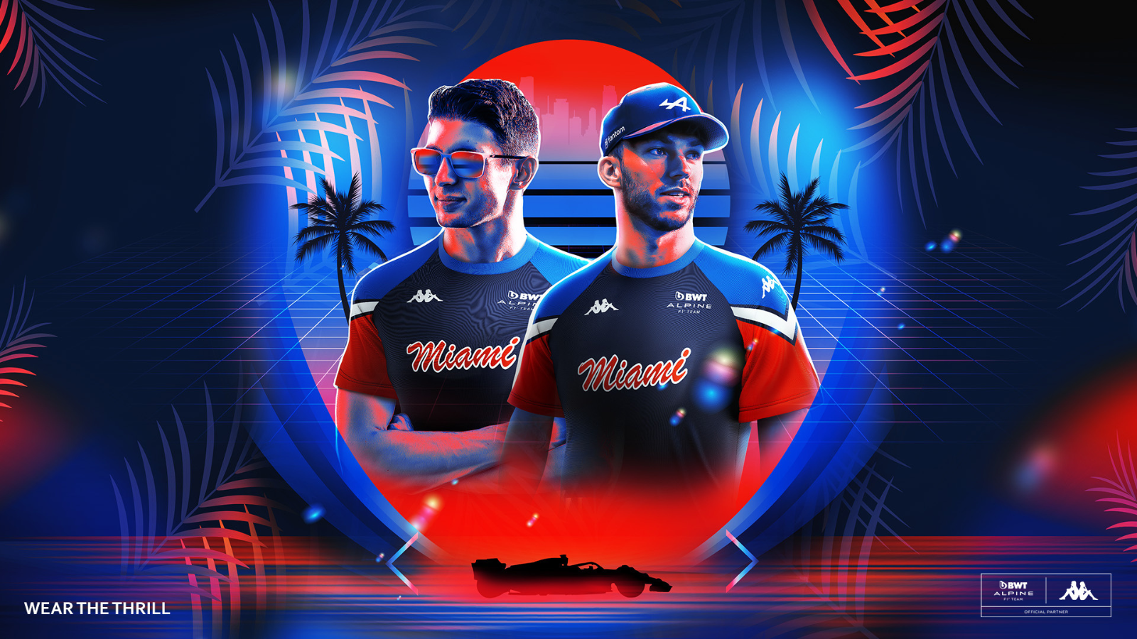 KAPPA X BWT ALPINE F1 TEAM DEVOILE UN NOUVEAU MAILLOT POUR LE GRAND PR