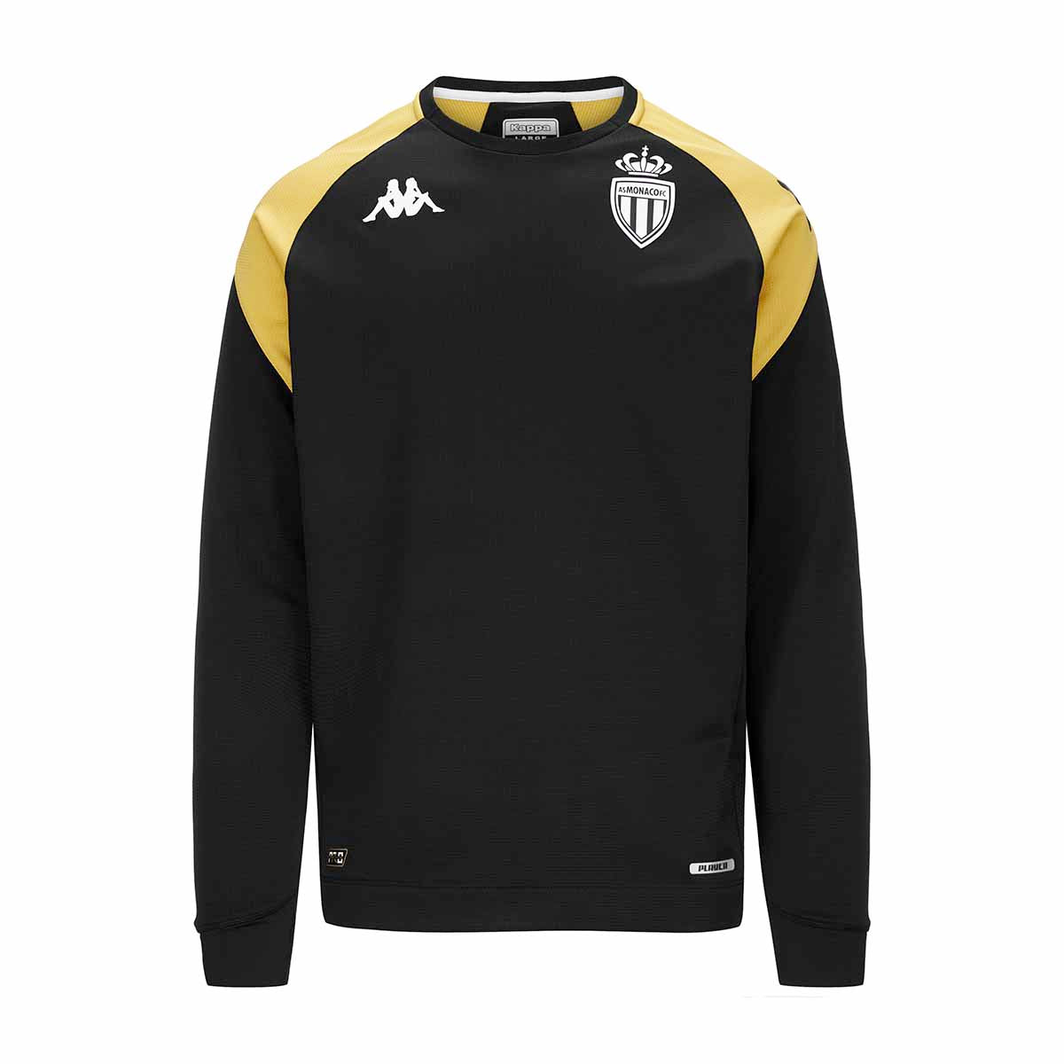 Sweatshirt Aldren Pro 7 AS Monaco 23/24 Noir Homme | Kappa France