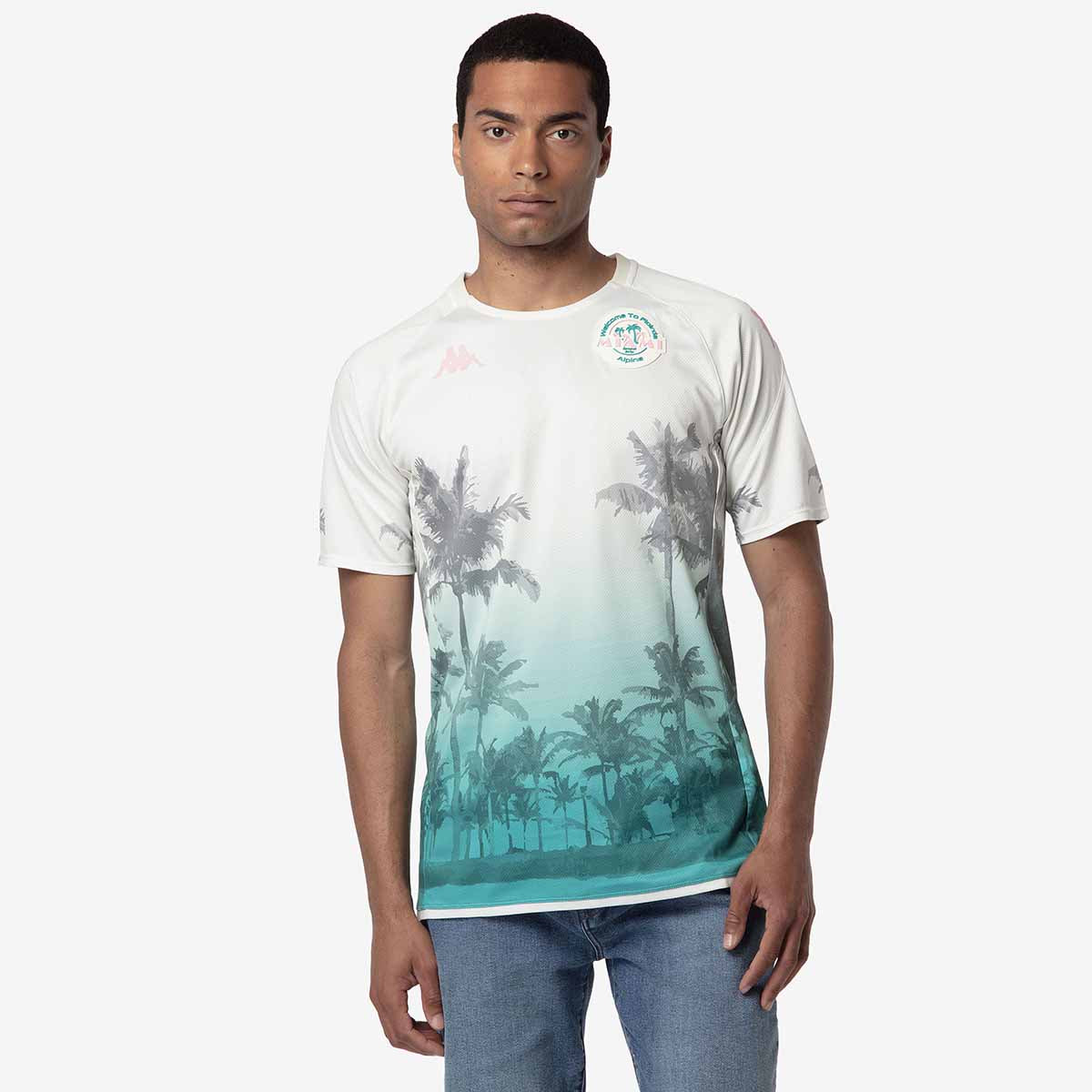 Maillot Aboud Miami BWT Alpine F1 Team 2024 Blanc Homme | Kappa France